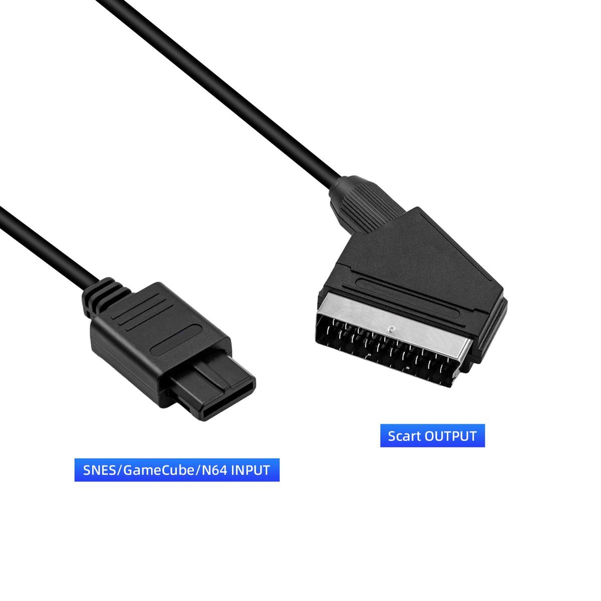 RGB Scart Cable for SNES/GameCube/N64 NTSC – SupremeGameGear