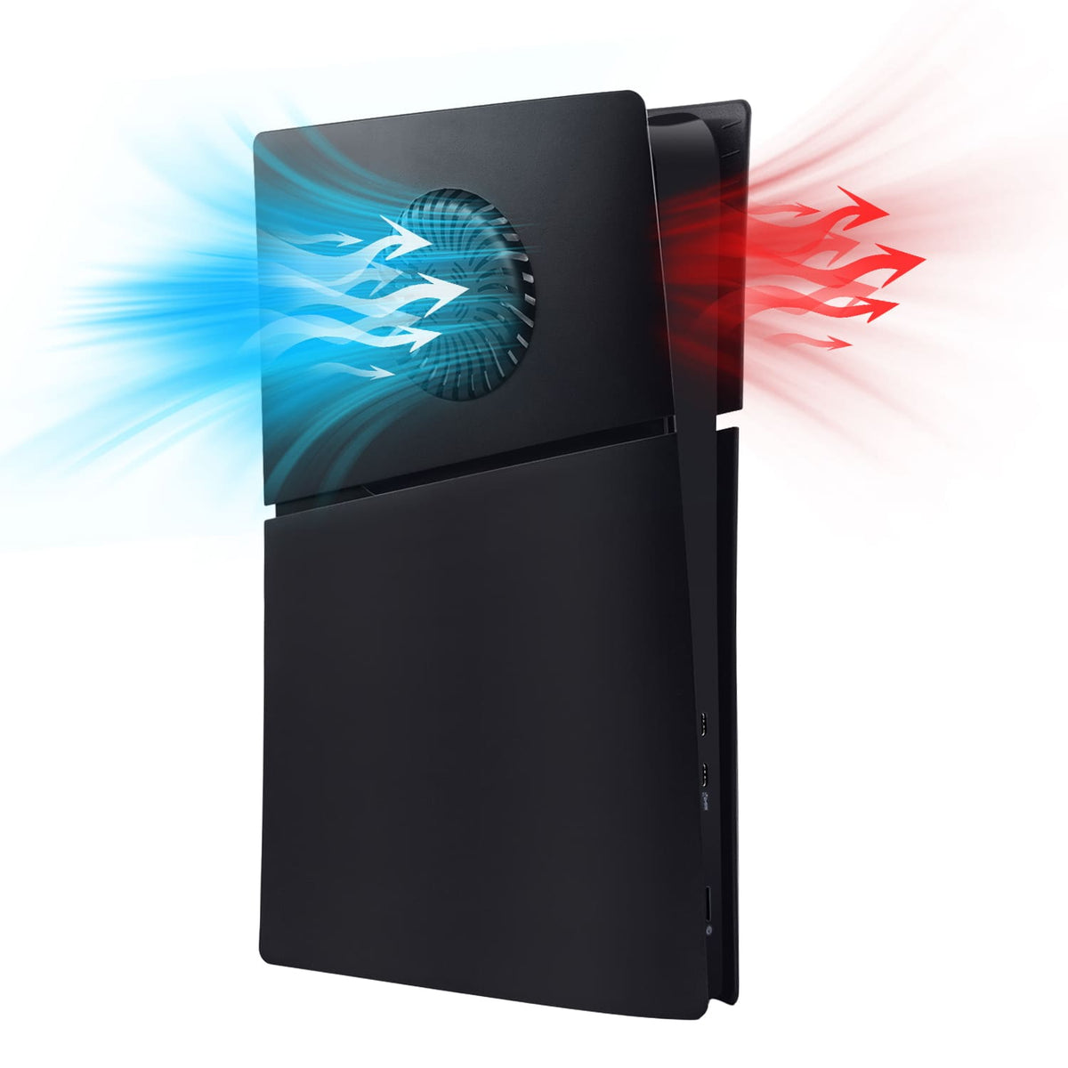 Replacement Side Panel Plate with Cooling Vent for PS5 Slim Digital Ed ...