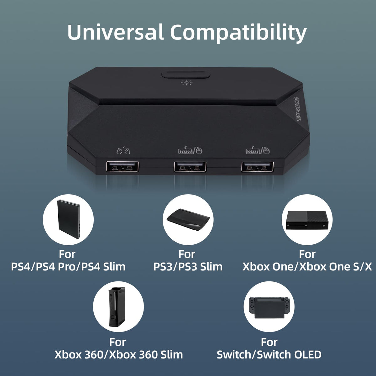 G6L USB Keyboard & Mouse Converter for Nintendo Switch(OLED)/Xbox One ...