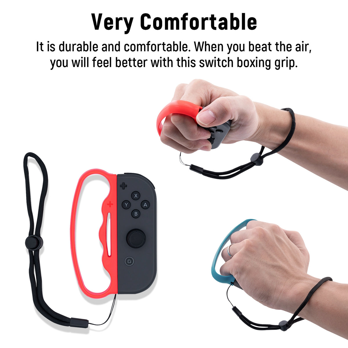 IPLAY Boxing Grip for Nintendo Switch/Switch OLED Joy-Con (HBS-199 ...