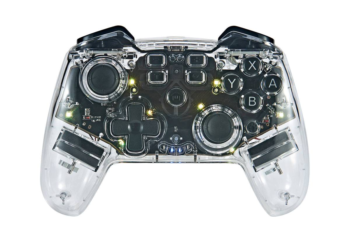 LED Wireless Gaming Controller with Turbo for Nintendo Switch/Switch O ...